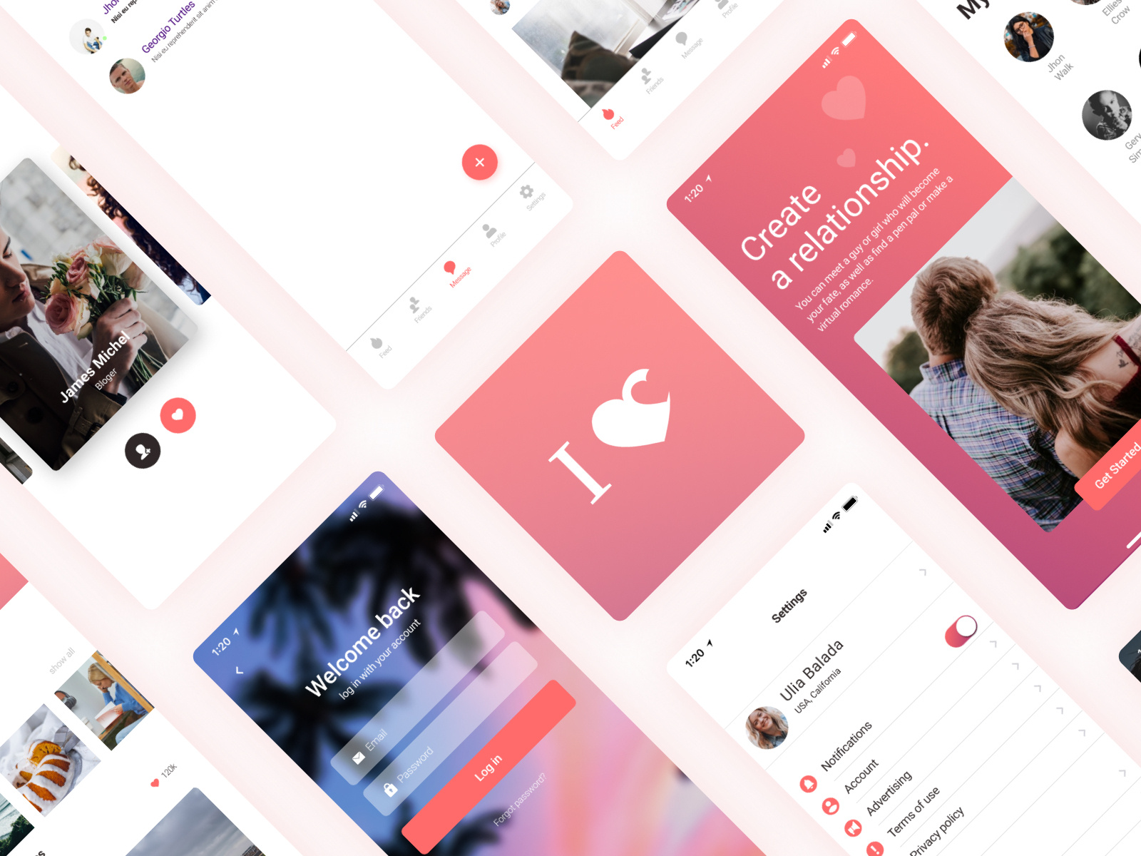Dating App Design by Vladislav Iazicov on Dribbble