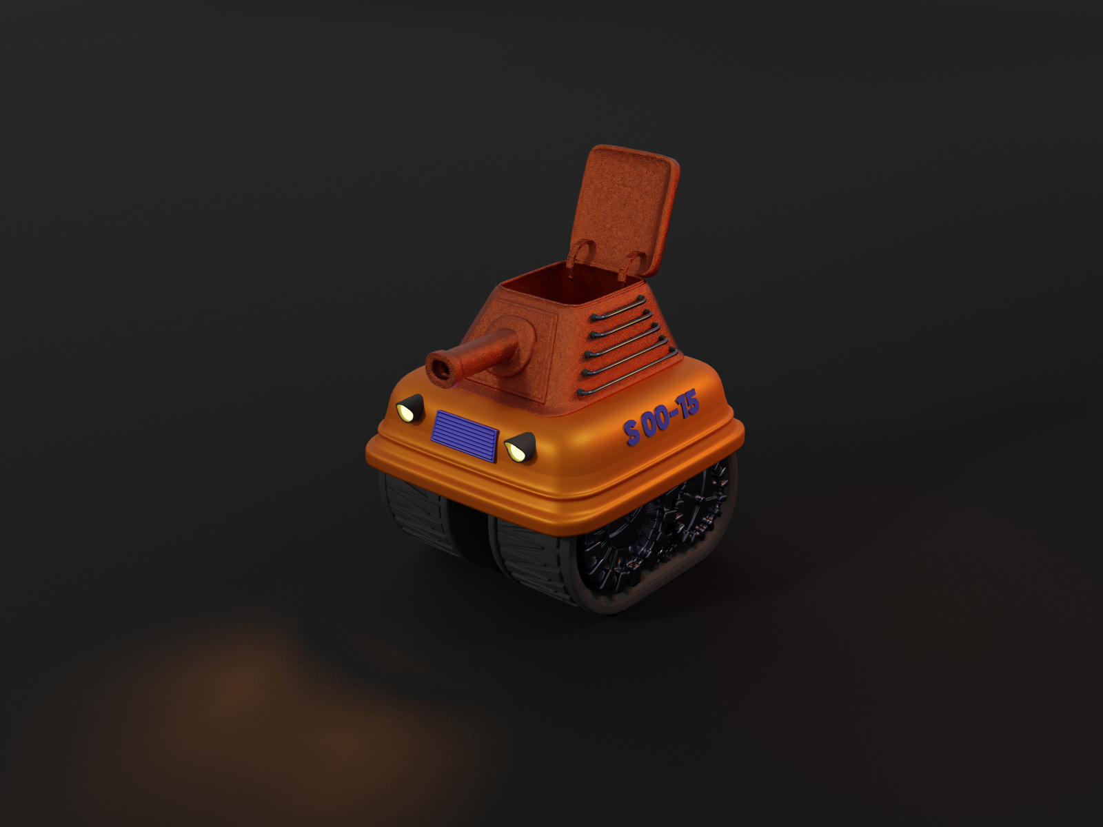 Tank at night by Arash Sheydan on Dribbble