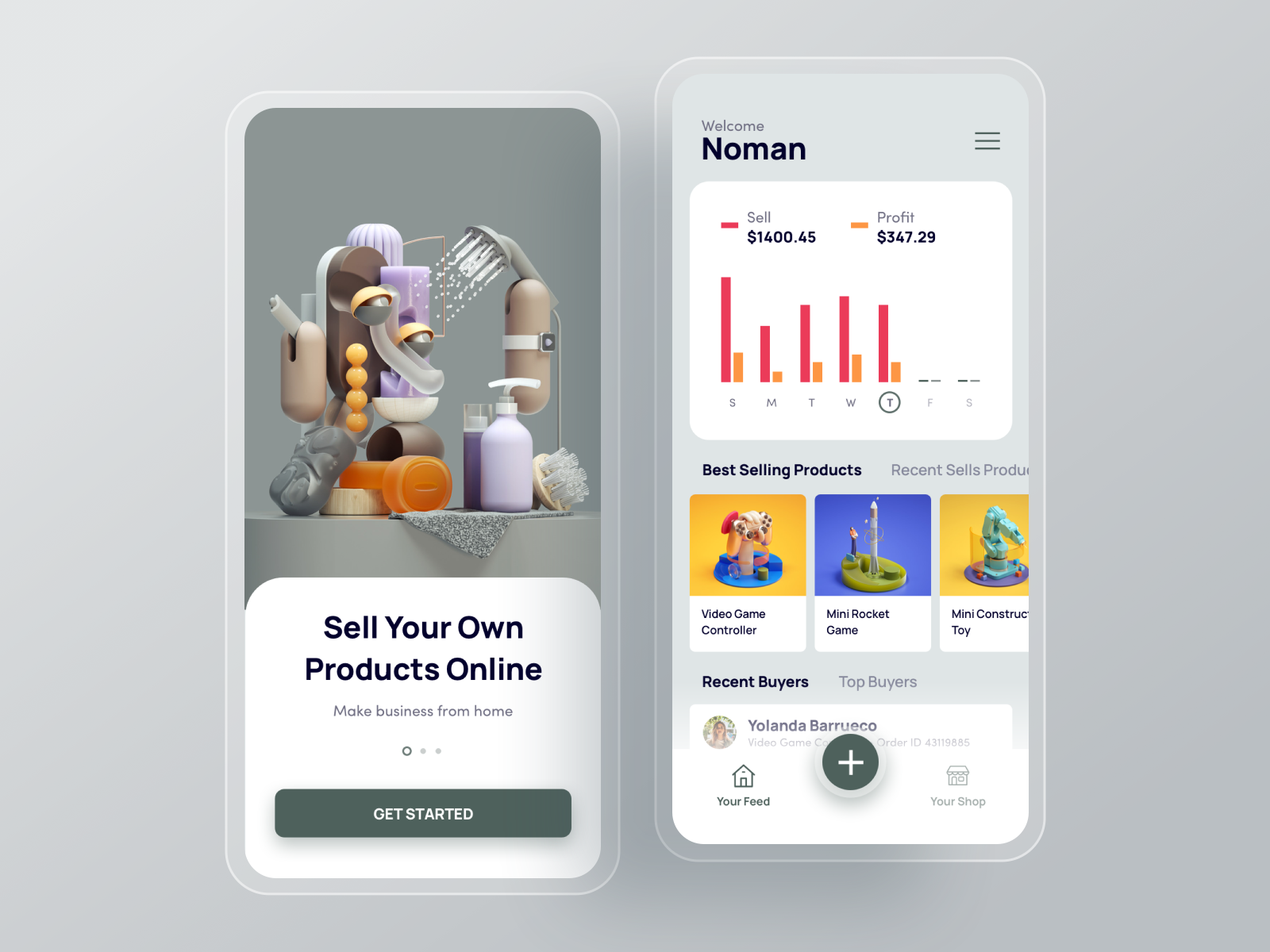 Multi Vendor eCommerce Mobile Application UI Design by Abdullah Noman ...