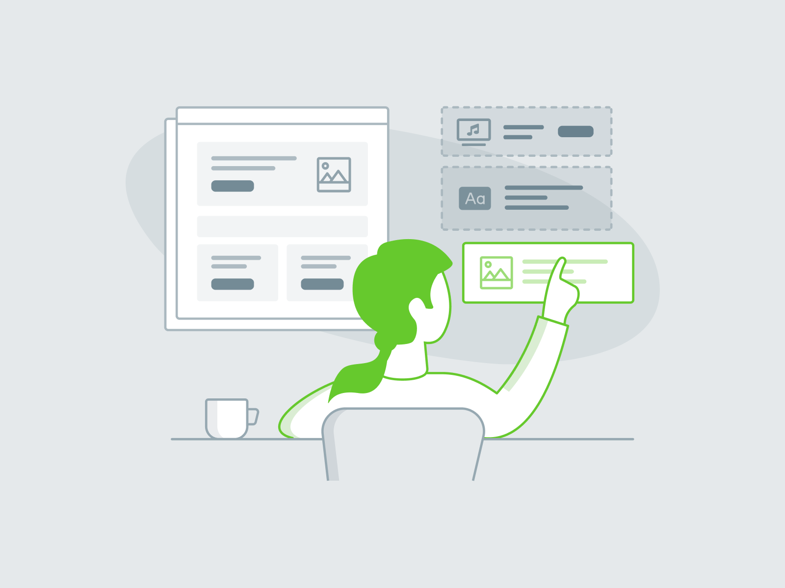 Zero State Illustration by Chuck Mallott on Dribbble