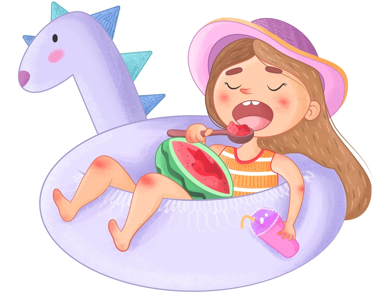 Summer chillin' by Elena Derevyanko on Dribbble