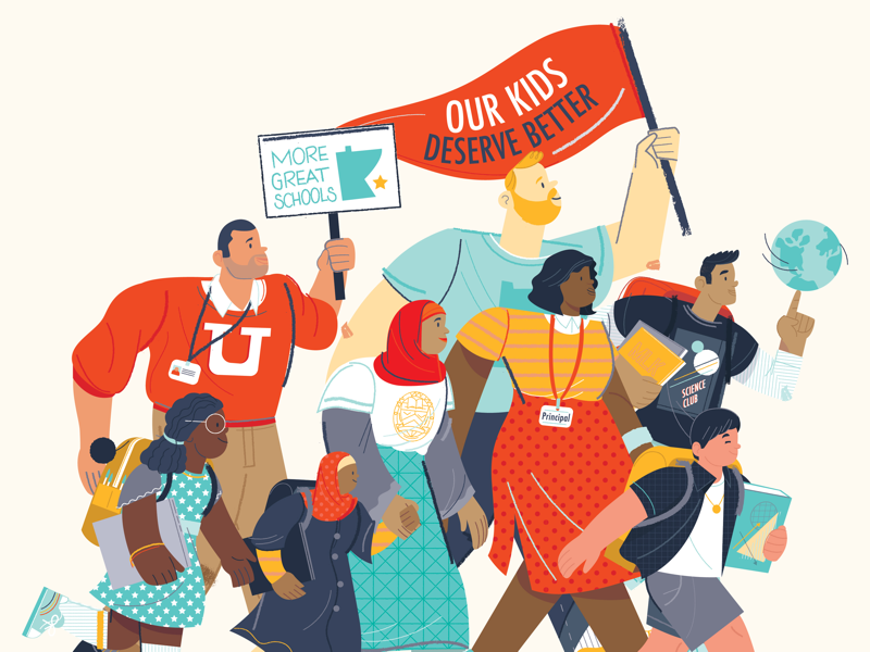 Great Schools by Bill Ferenc on Dribbble