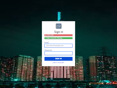 011 Sign In With Error And Success Flash Messages by Marvelous Akpotu ...