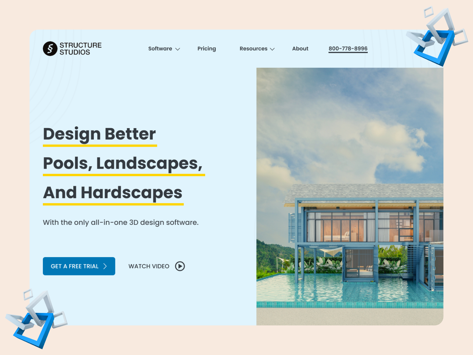 Structure Studios - AutoCad Software Website by Parvez Khan on Dribbble