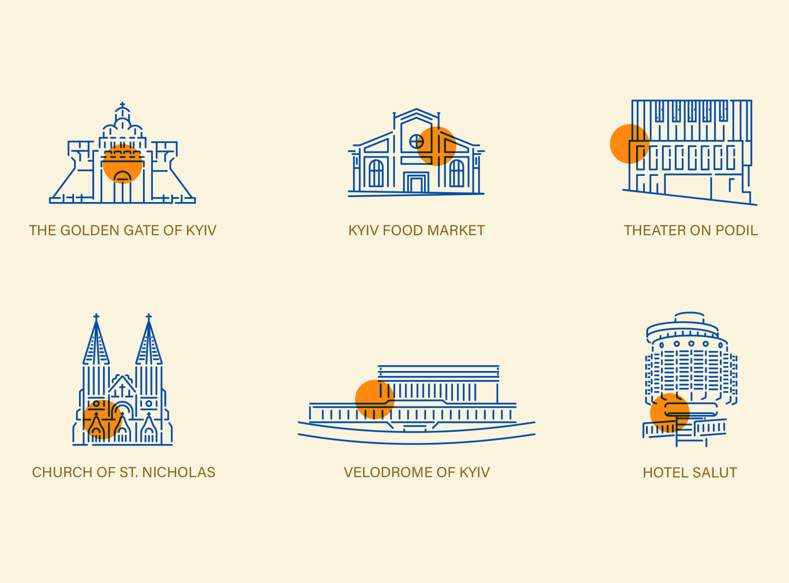 Kyiv Icons by Vynnyk Vova on Dribbble