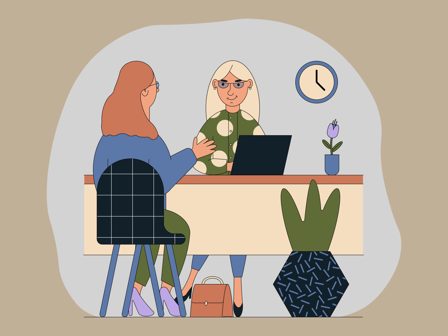 Job Interview Illustration by Vynnyk Vova on Dribbble