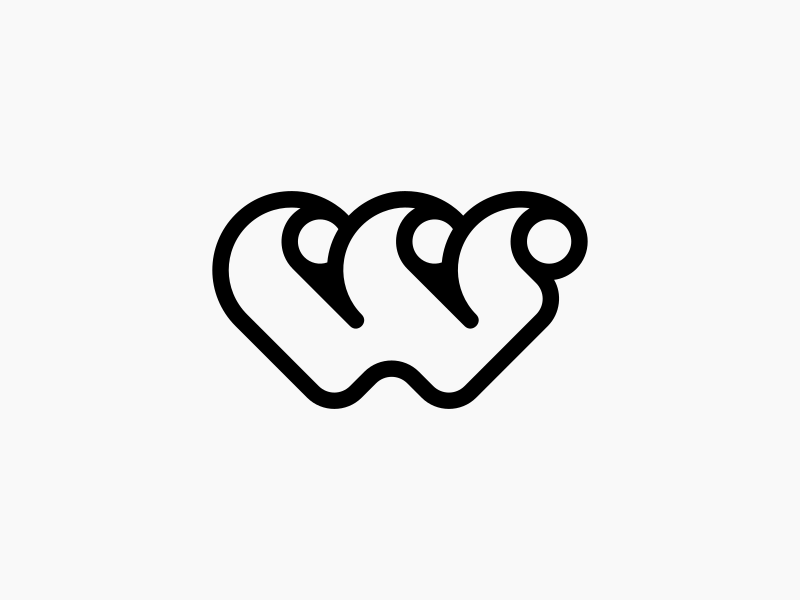 W for Waves by Valentyn Ananiev on Dribbble