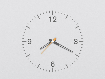 Clock Interface by A on Dribbble