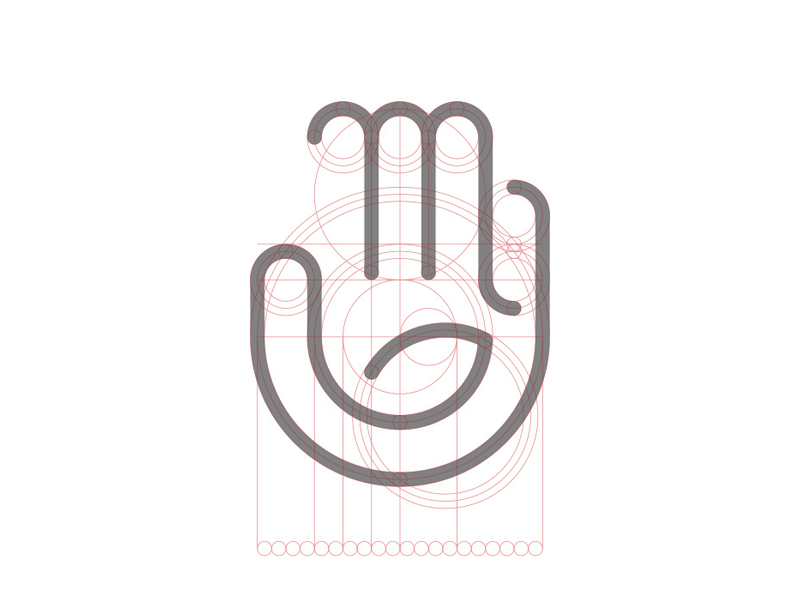 hand logo by tom seidler on Dribbble