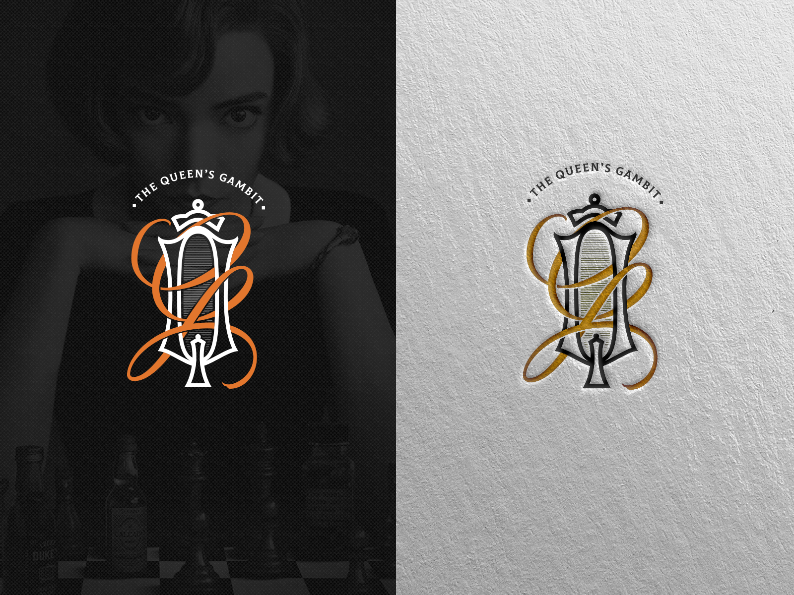 The Queen's Gambit / Monogram logo by Julio Maya on Dribbble