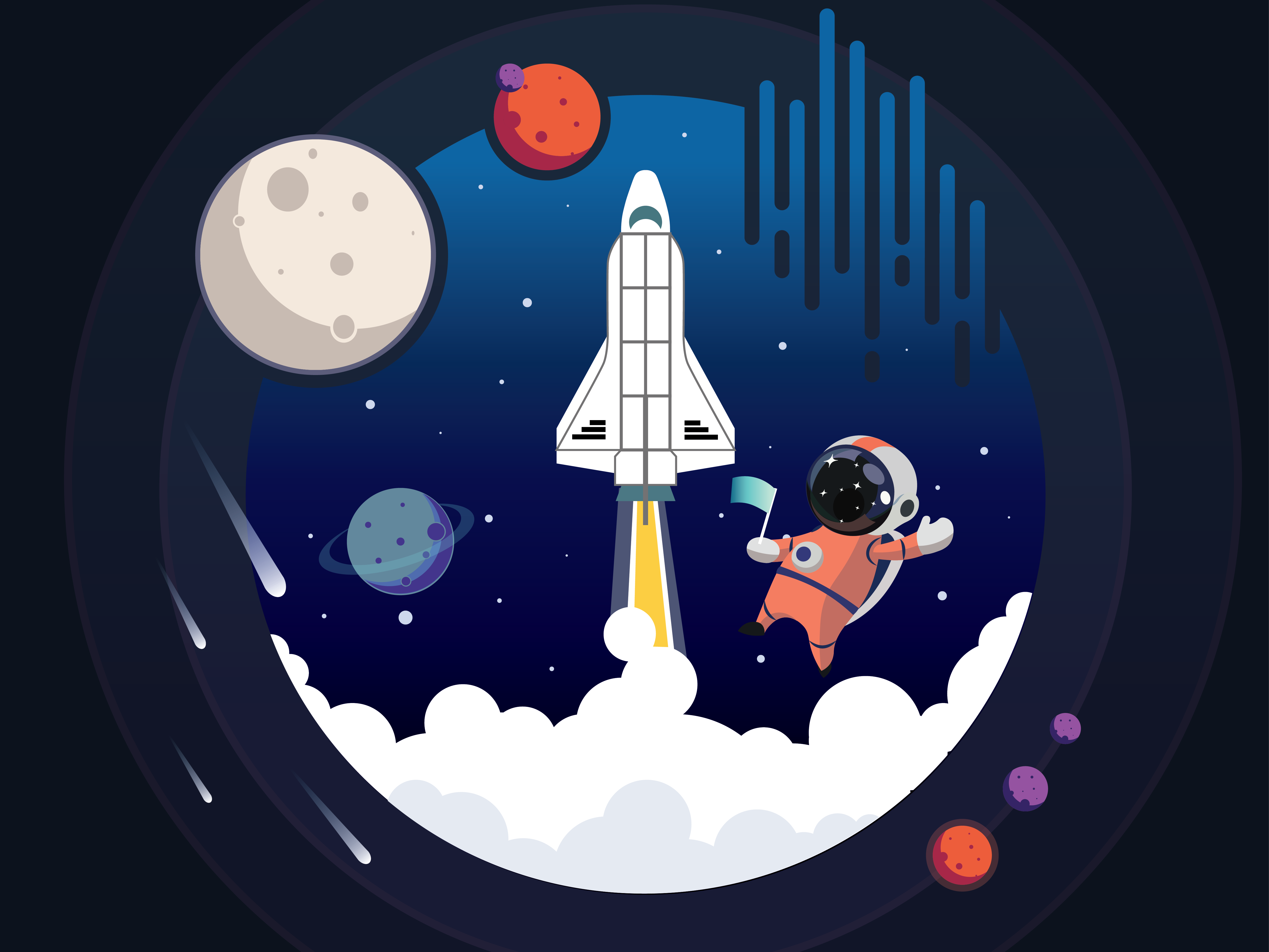 space by ehsan talebi on Dribbble