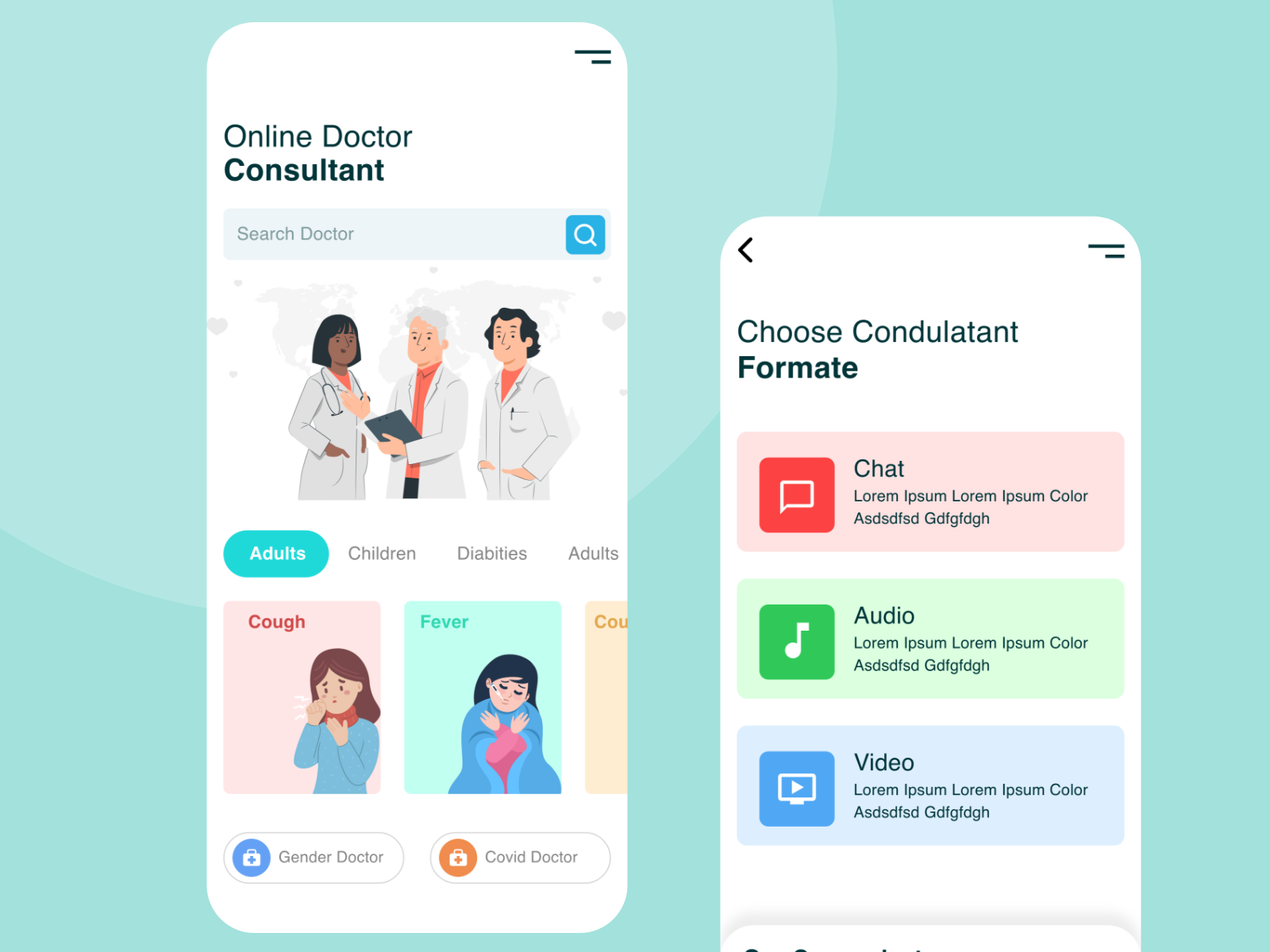 Doctor app by MAHESH CHANDER on Dribbble