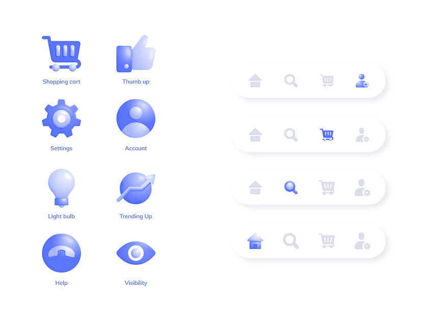 UI Icon set by Kashif-Arif on Dribbble
