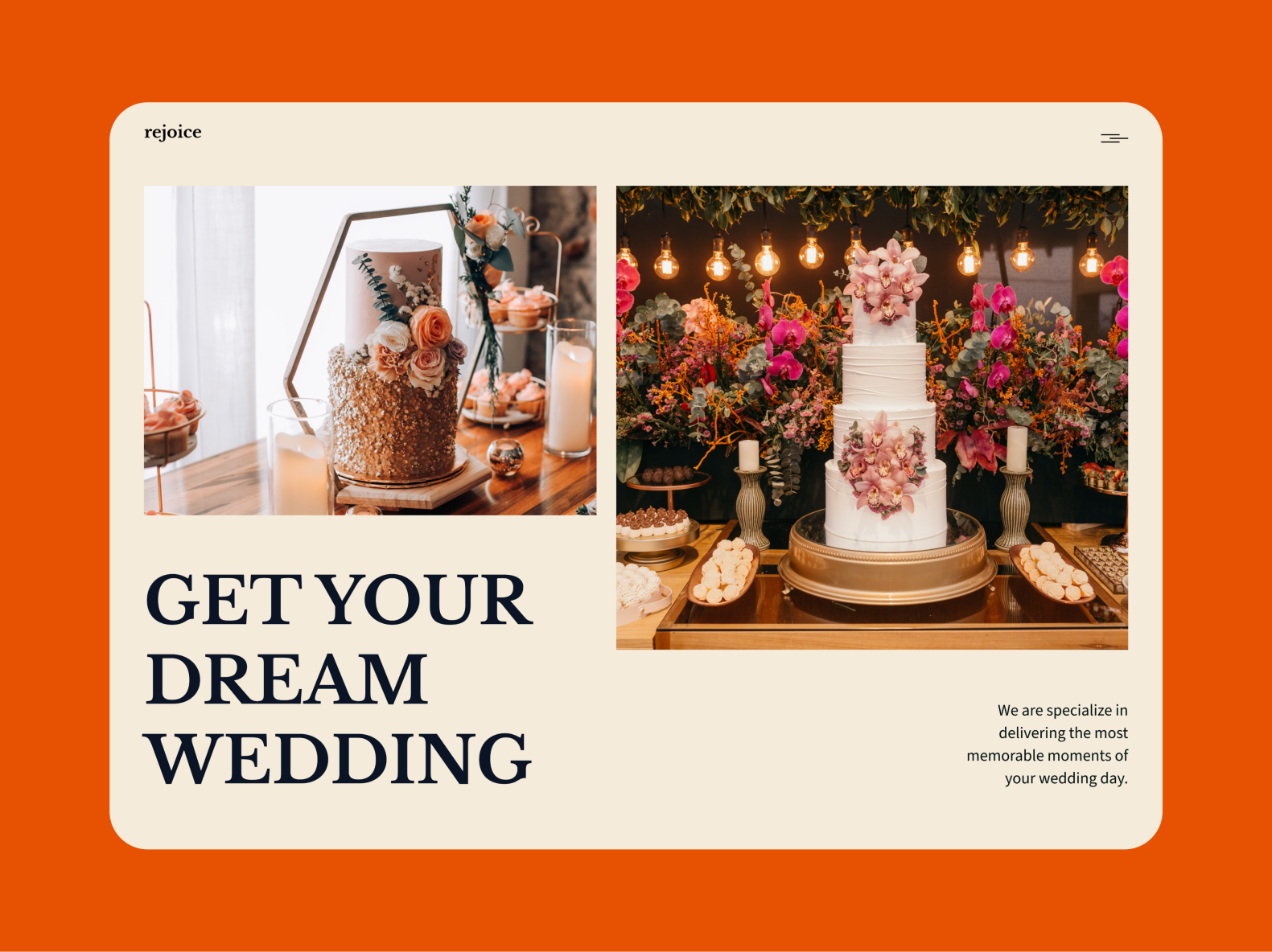 rejoice - Wedding Organizer by Argjent Ramiqi on Dribbble