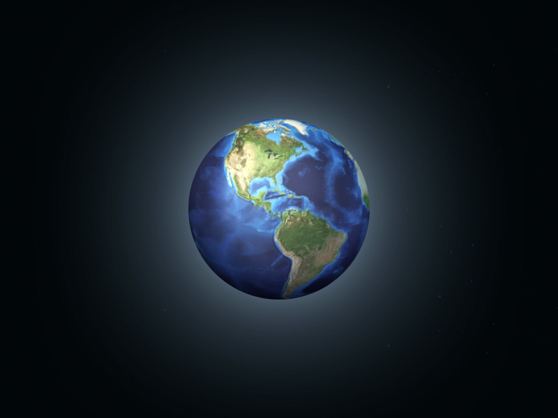 One Layer Style - Realistic Earth by Ritobroto Mandal on Dribbble