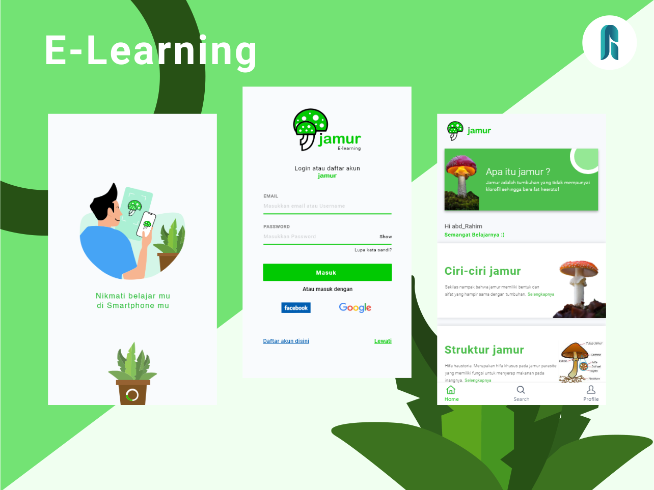 E-Learning mobile app by Abdul Rahim on Dribbble