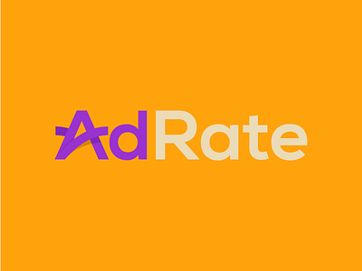 AdRate Logo Draft by Viktor Konovalov on Dribbble