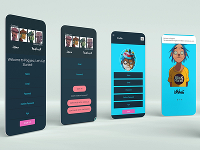 Poggerz Mobile App by Jeandré De Villiers on Dribbble