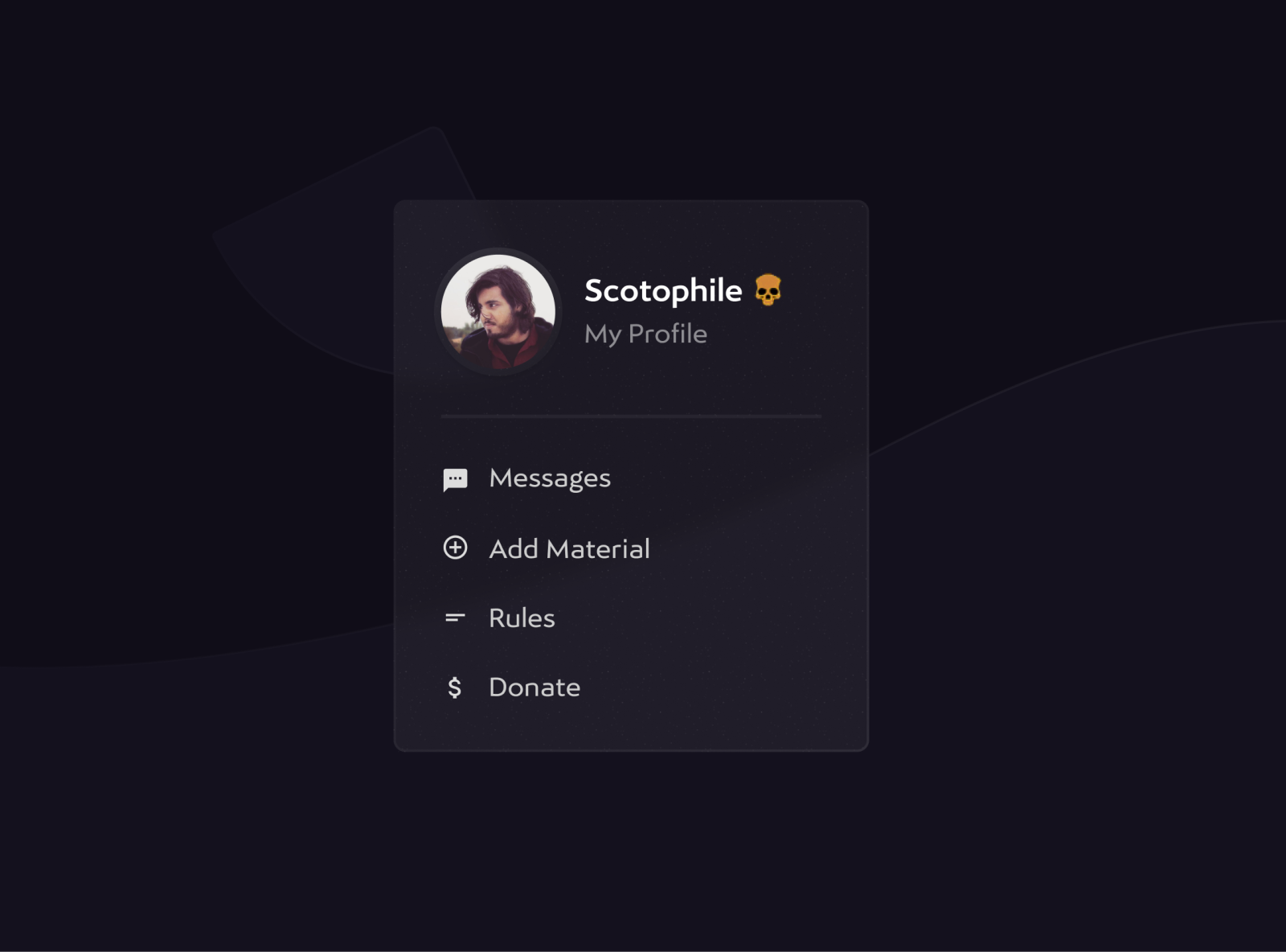 Dark Mode Card Experiment by Ehsan Vaeghi on Dribbble