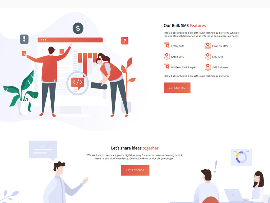 The Media Lab SMS Marketing by The Media Lab on Dribbble