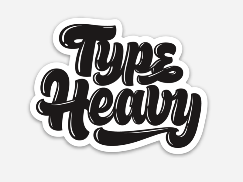 Type Heavy by Jason Prater on Dribbble