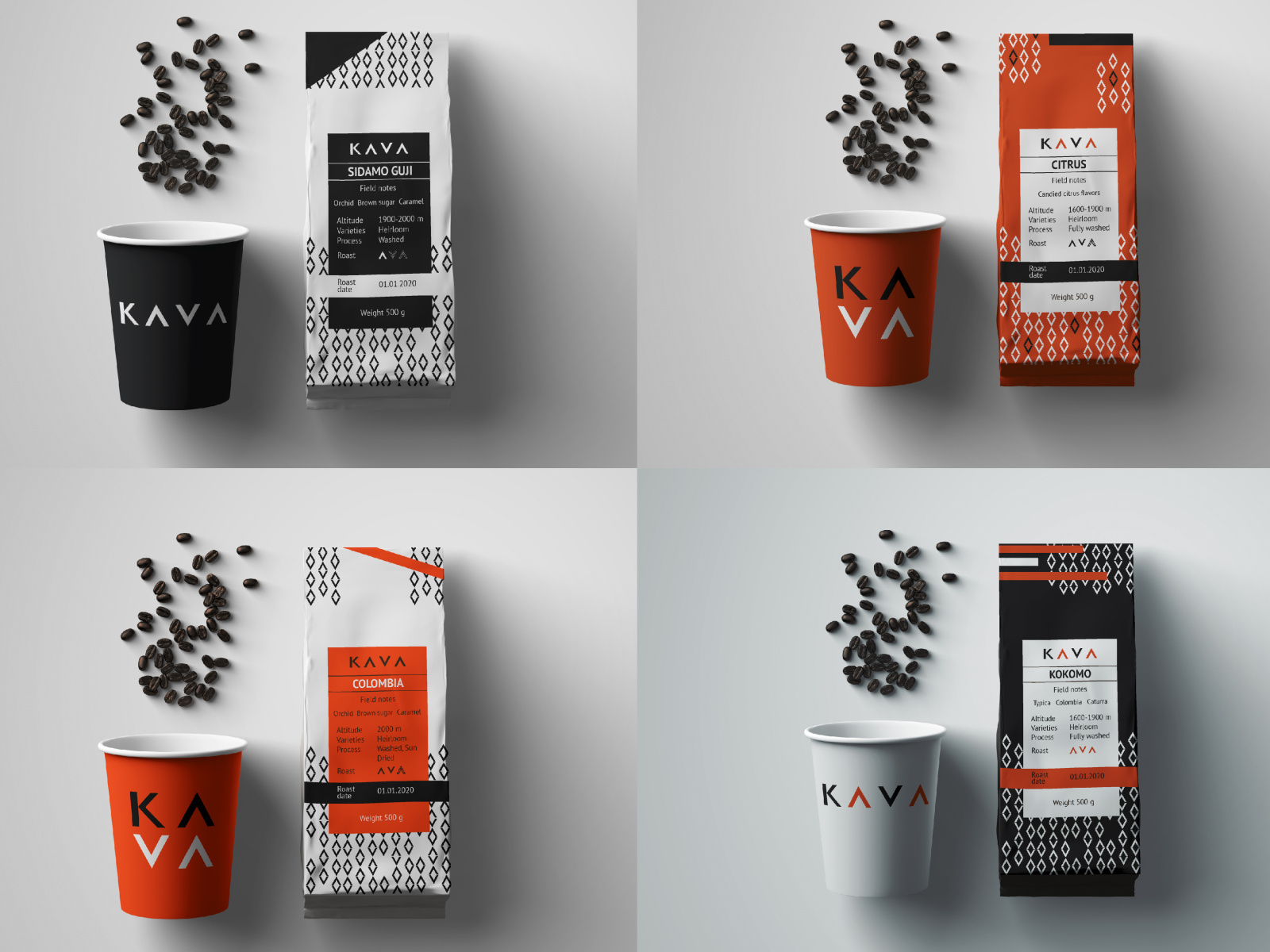 KAVA. PACKAING. Part 3 by Kate Minchenok on Dribbble