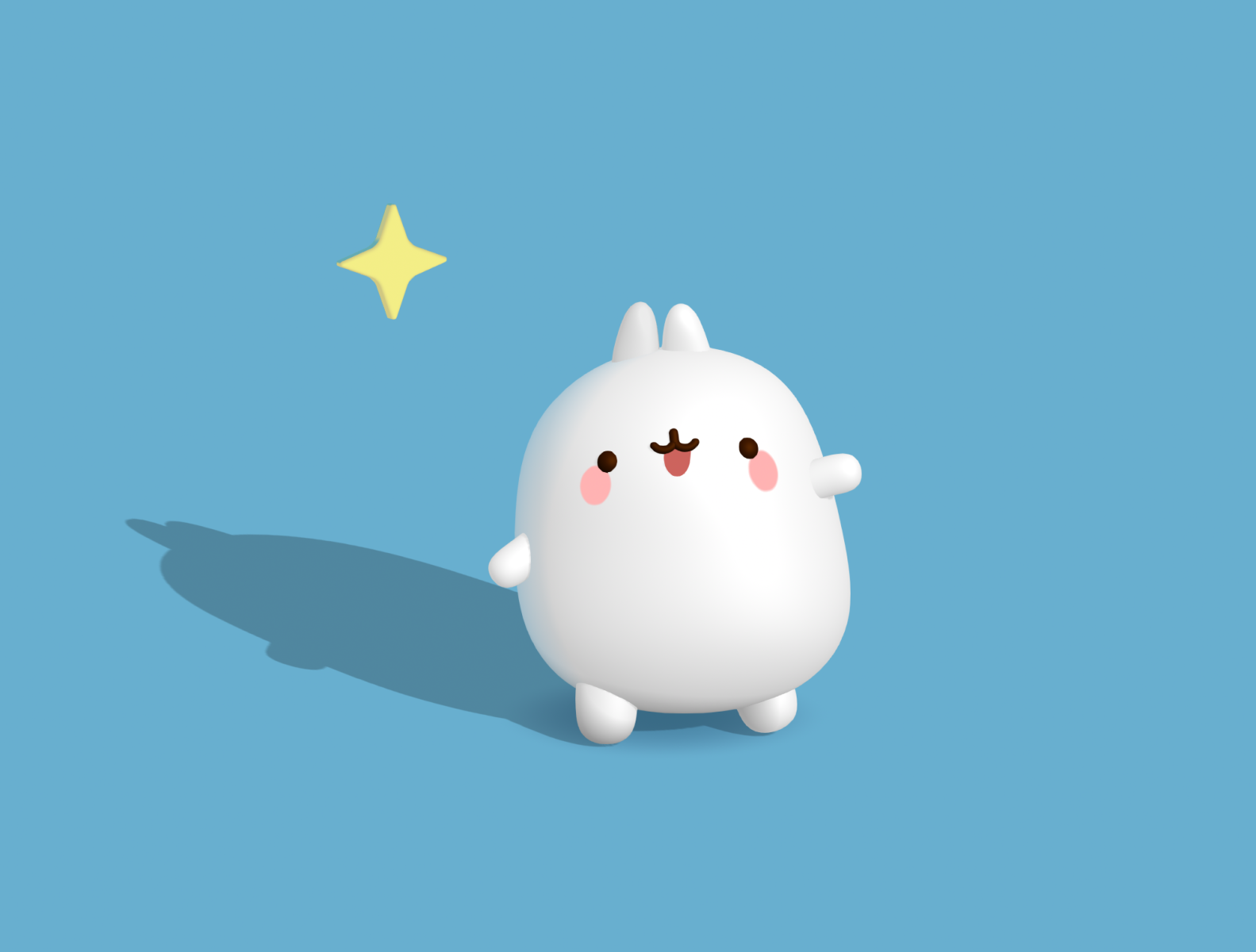 Molang 3D fan art by Marisol on Dribbble