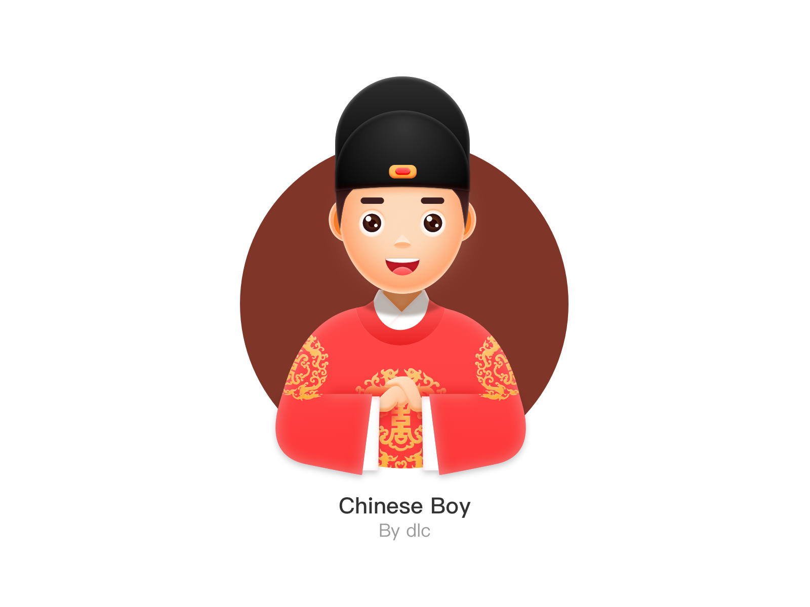 Chinese boy by DLC on Dribbble