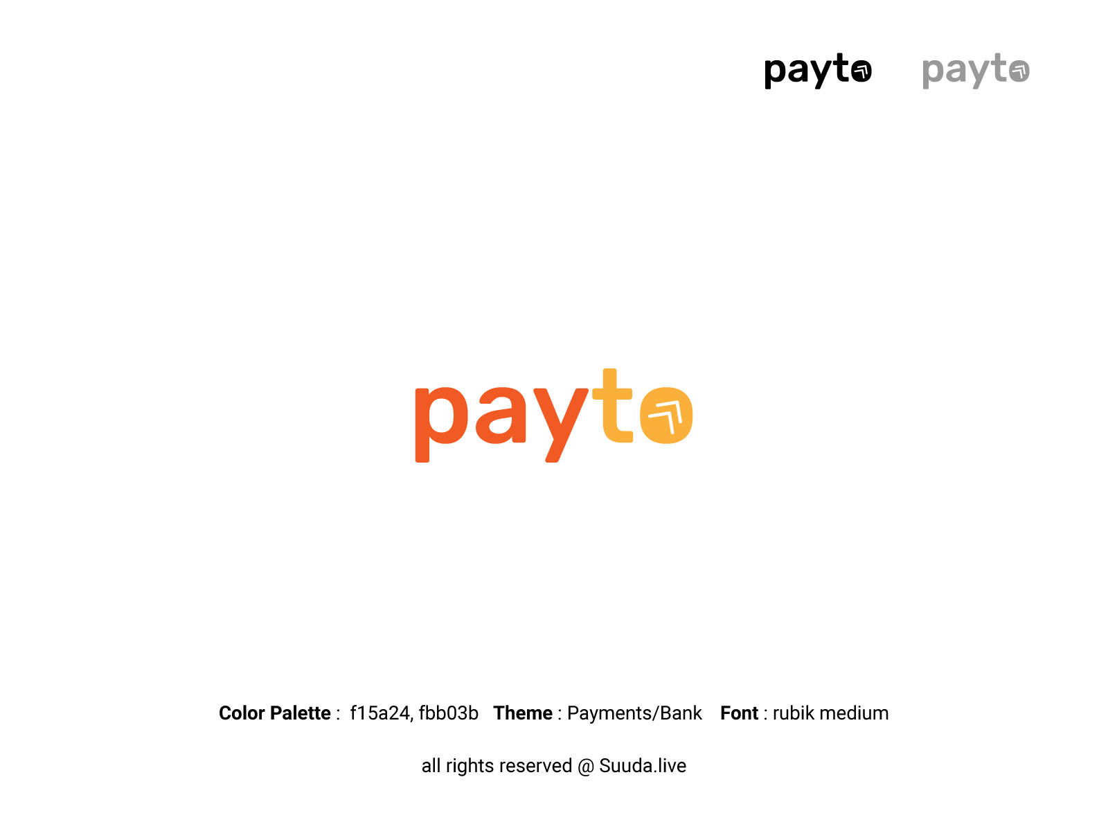 payto Logo by Suuda Gangi Reddy on Dribbble