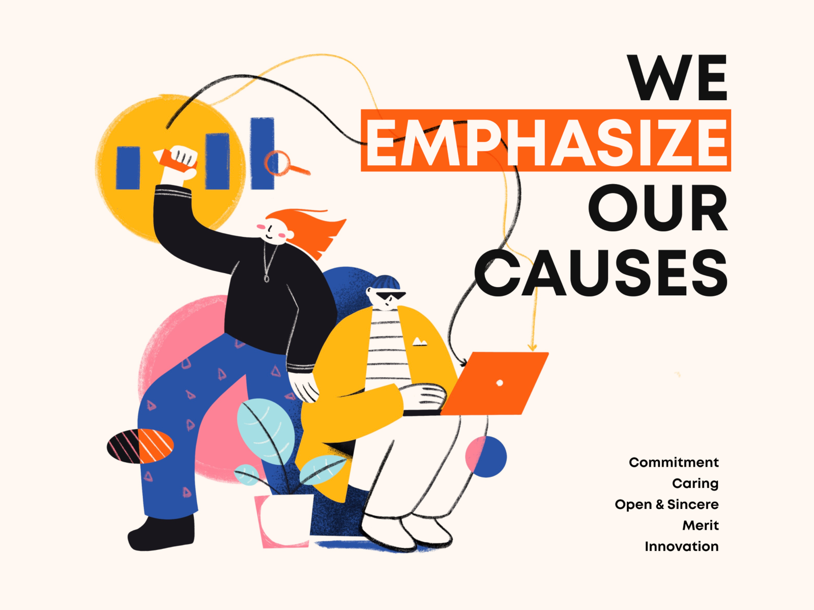Our causes by Moyo. for Offy Creative Tribe on Dribbble