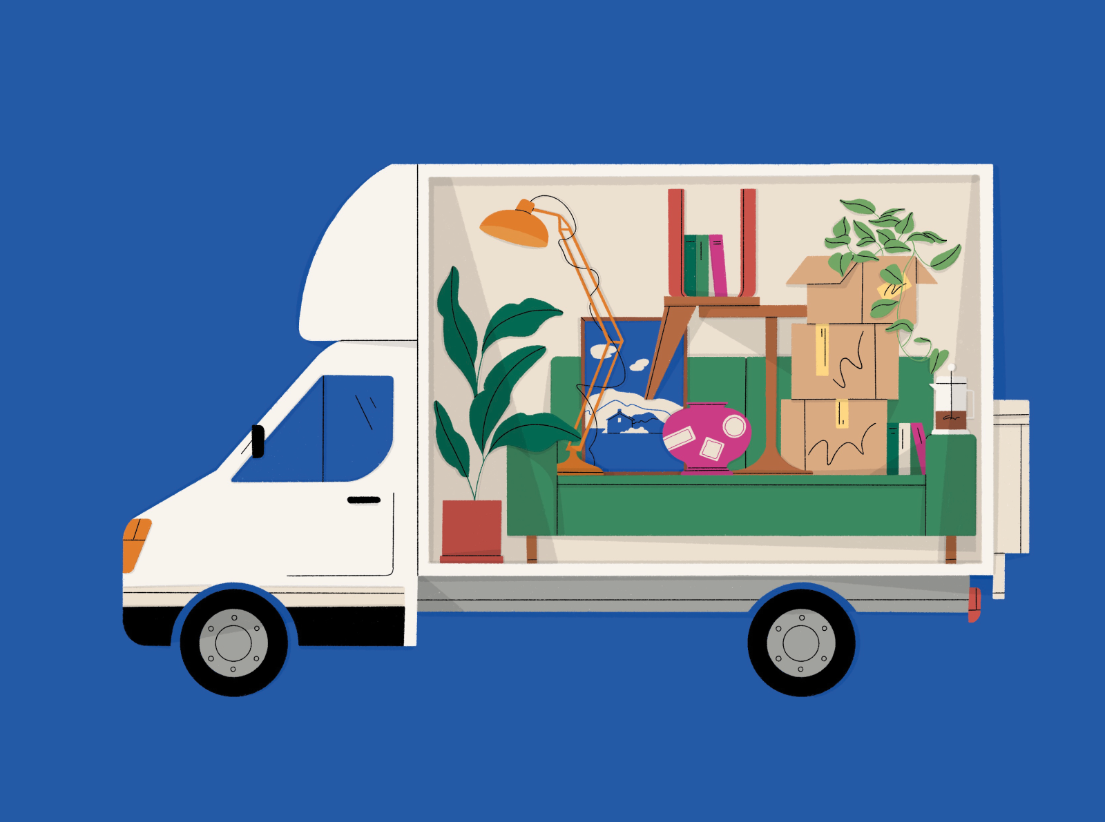Moving Van by Niamh Power on Dribbble