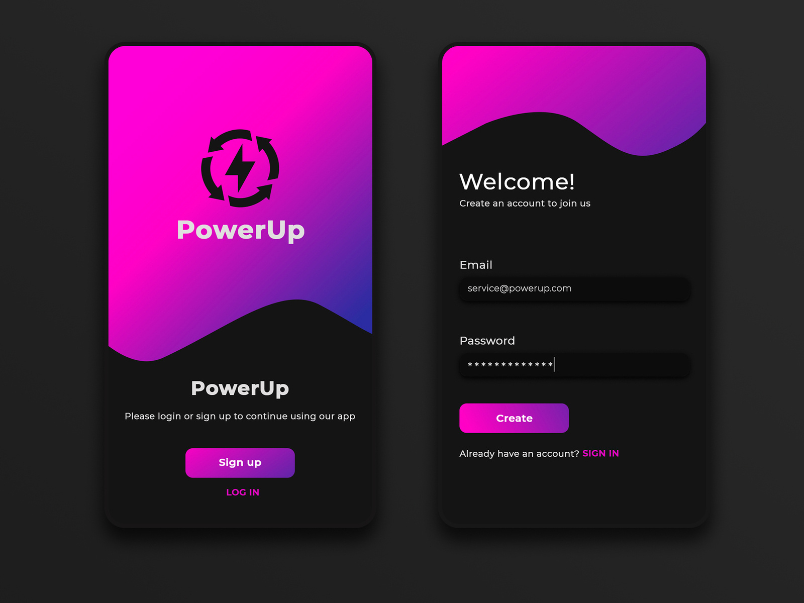PowerUp by Andrii Boichuk on Dribbble