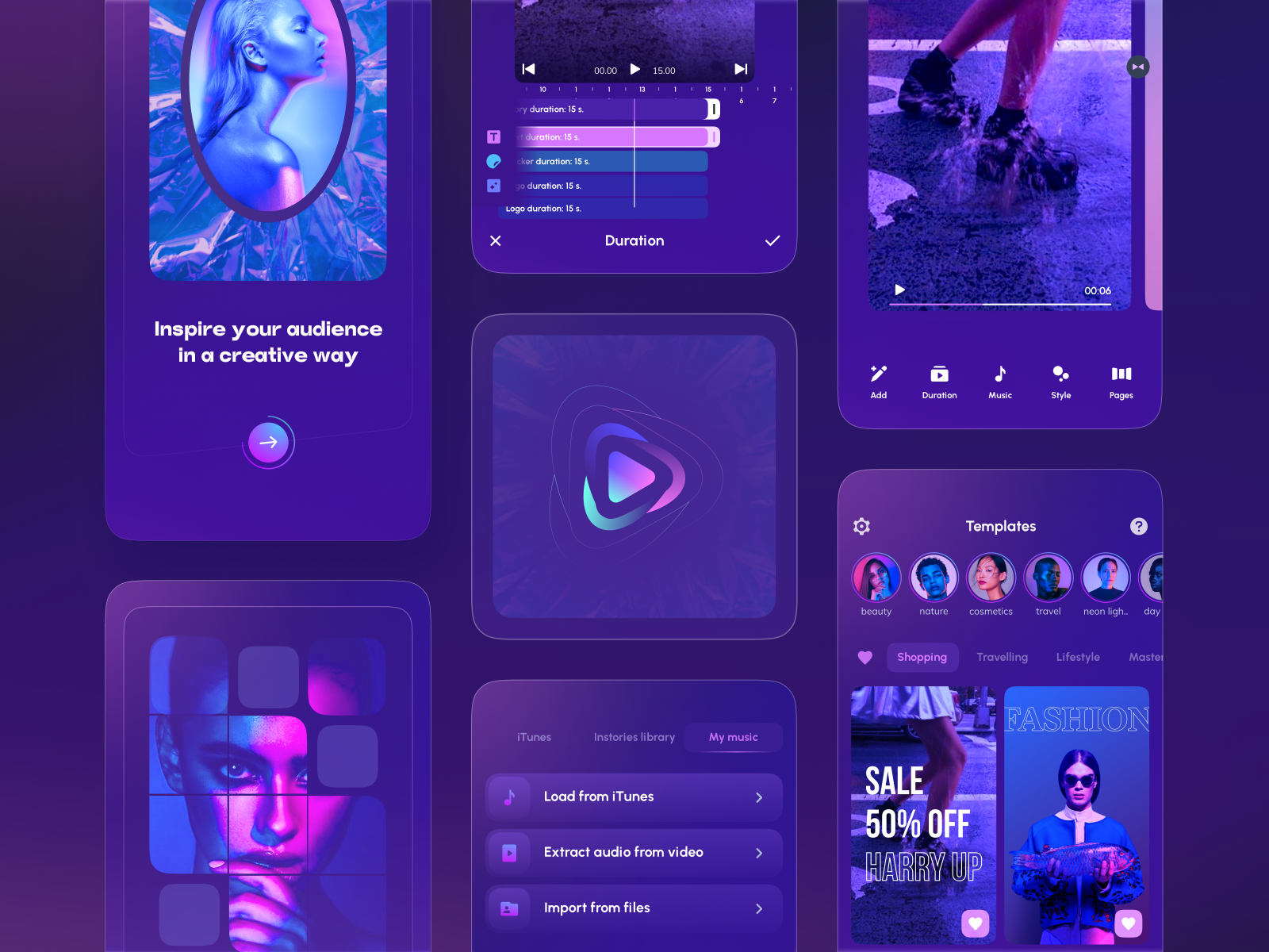 Instories // Mobile App by BL/S® on Dribbble