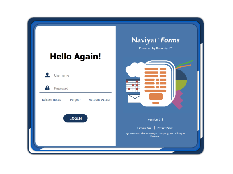 Login View Redesign - Naviyat Forms by Bazamiyat on Dribbble