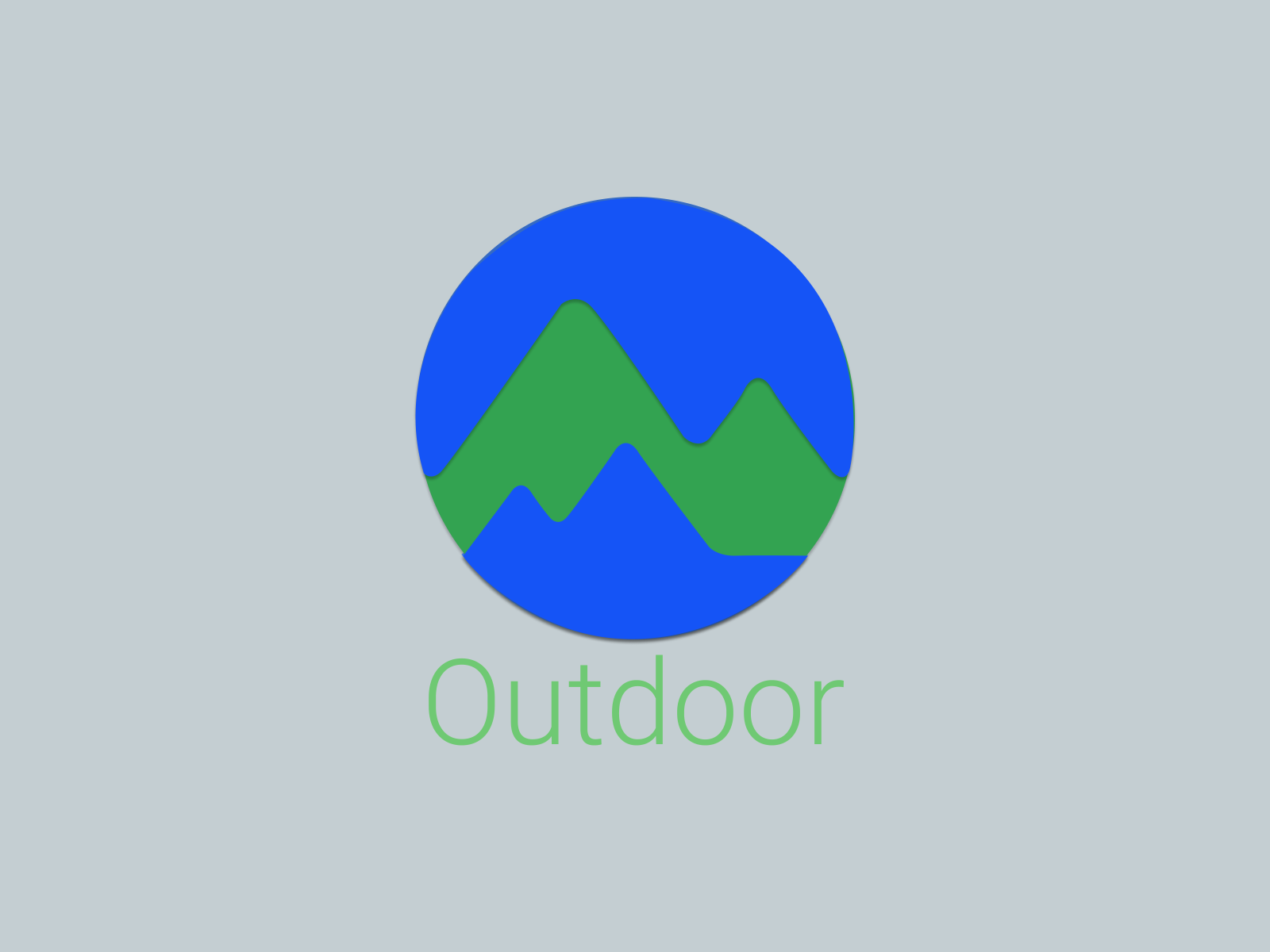 Google Outdoor Logo by Cillian Heffernan on Dribbble
