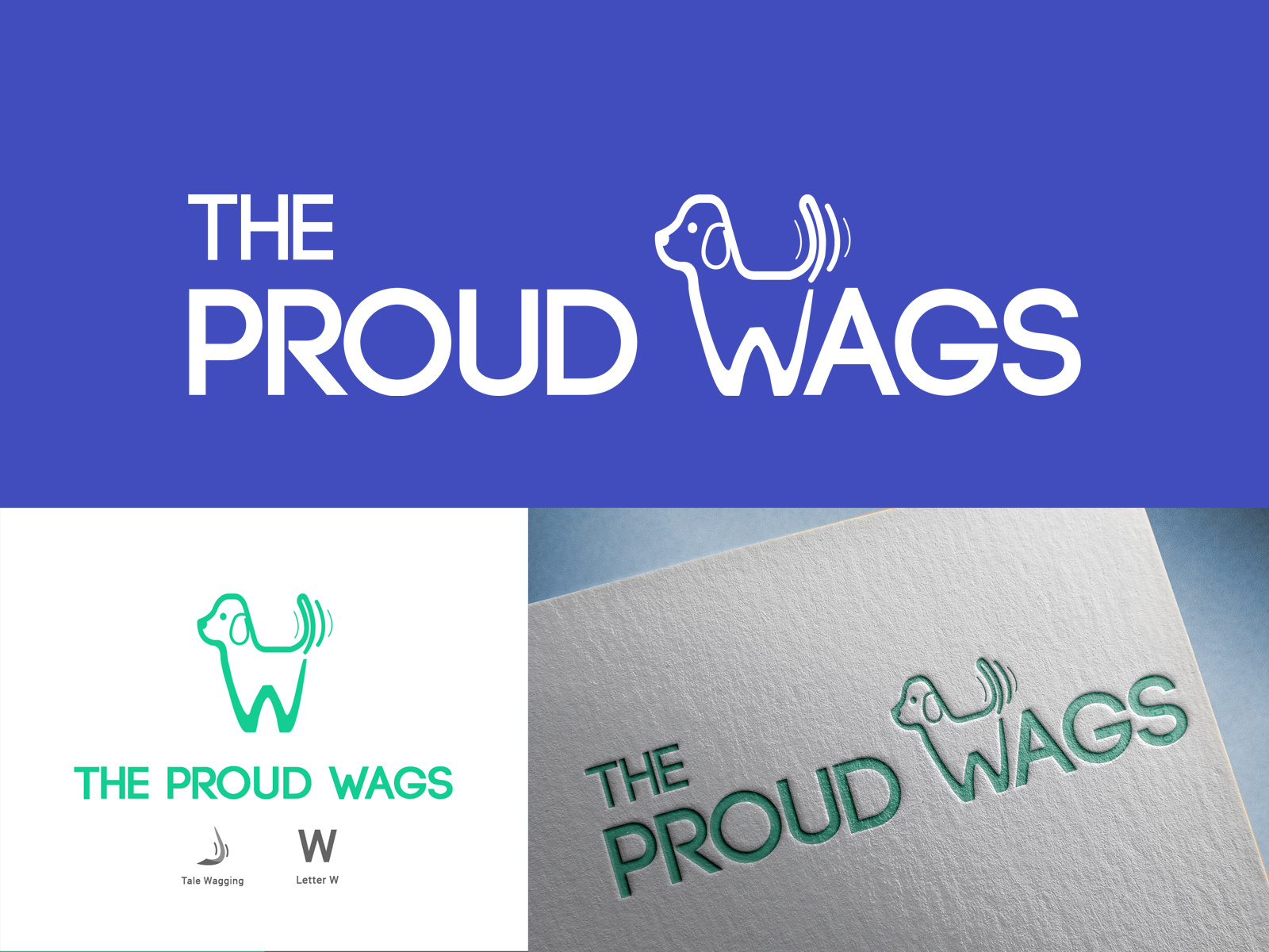 Proud Wags Logo by Devadas on Dribbble