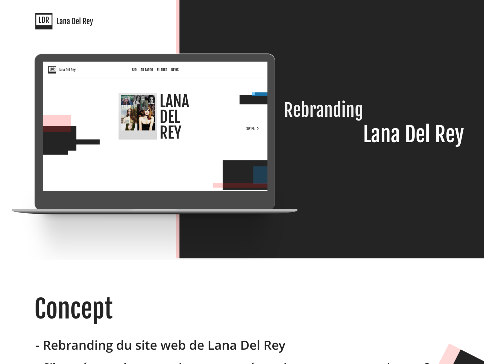 Rebranding Lana Del Rey by Hannah Sellam on Dribbble Rebranding Lana Del Rey by Hannah Sellam on Dribbble
