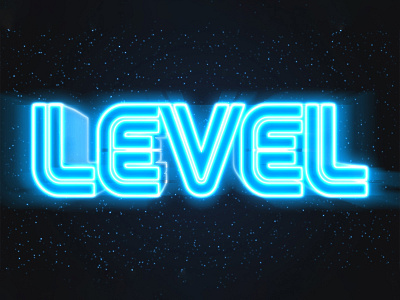 LEVEL | Text Effect - Photoshop Template by Sahin Düzgün on Dribbble