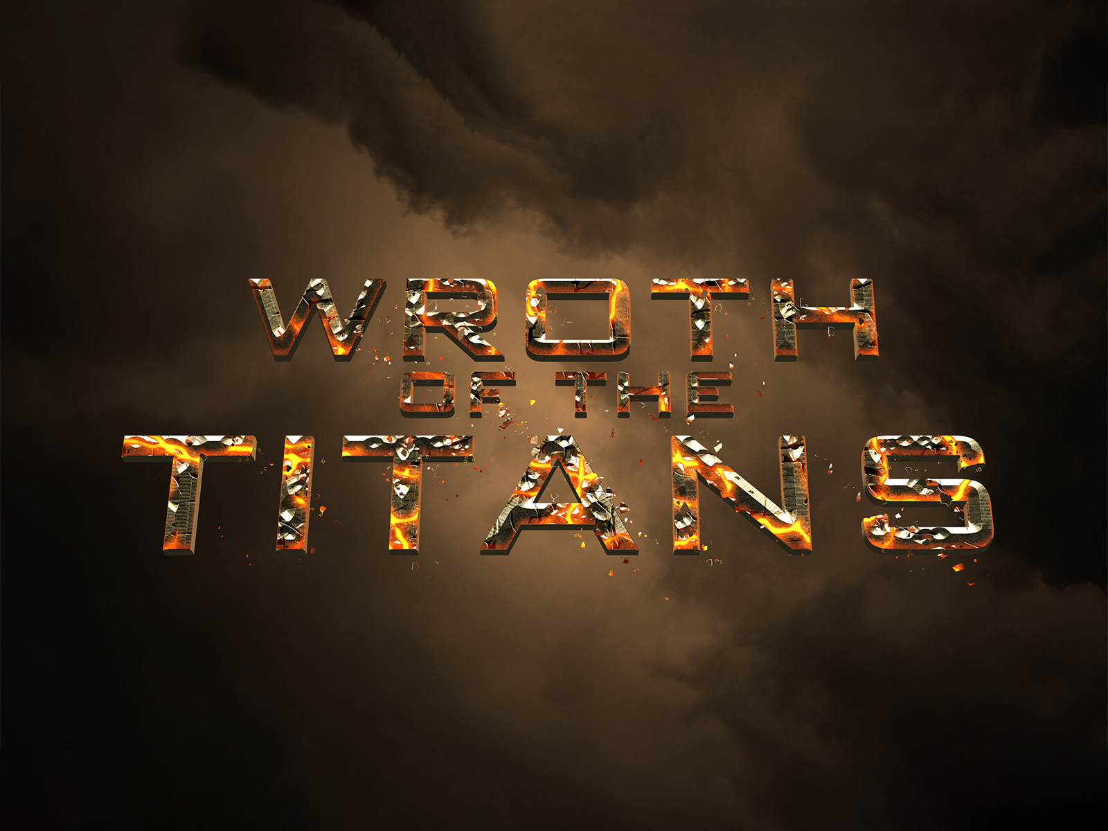WRATH OF THE TITANS | Text Effect - Photoshop Template by Sahin Düzgün ...