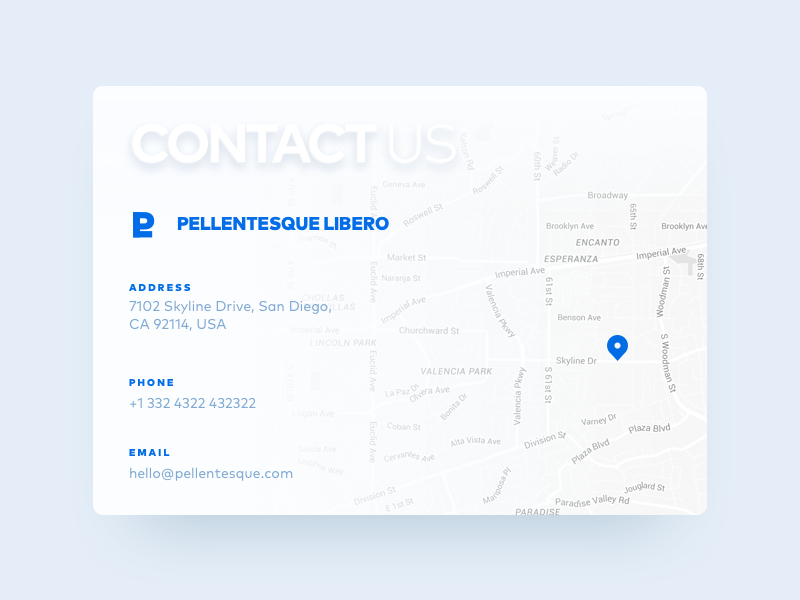 Contact Us - Daily UI #028 by Kleant Zogu on Dribbble
