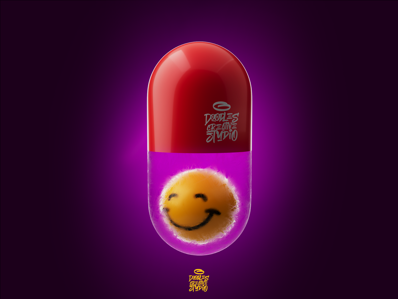 happy-pill-by-andrei-pascu-on-dribbble