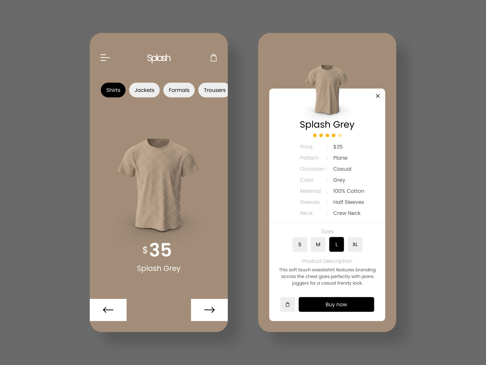 Online Shop Mobile App UI by Vishnu Ramath on Dribbble