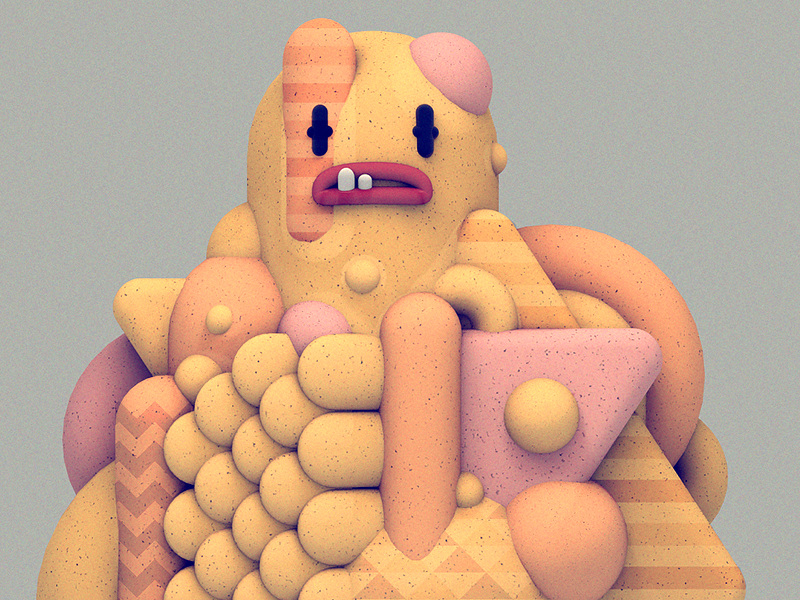 Lumpy Buddy!! by Stuart Wade on Dribbble