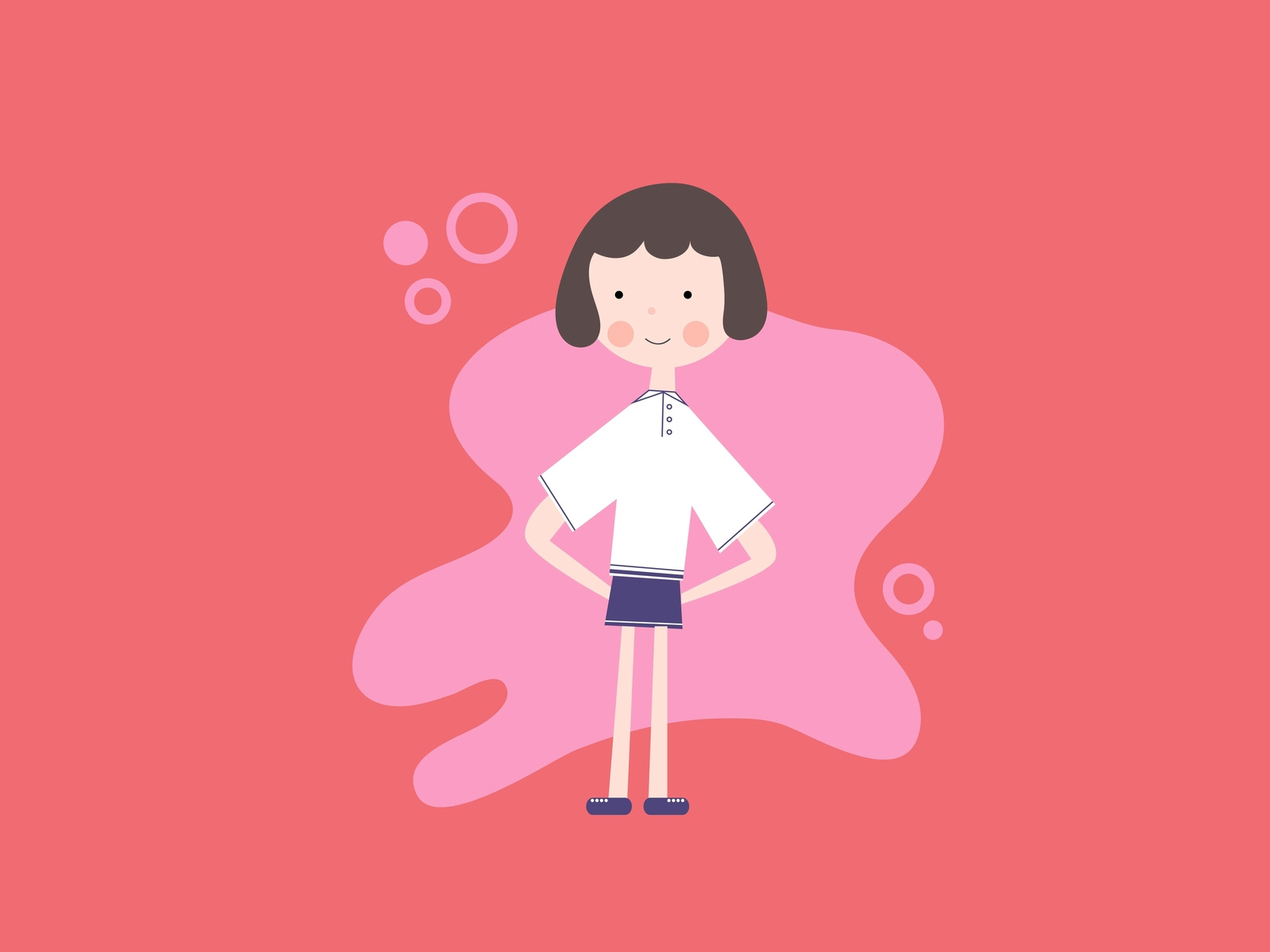 School Girl by Tharindi Thilakarathna on Dribbble