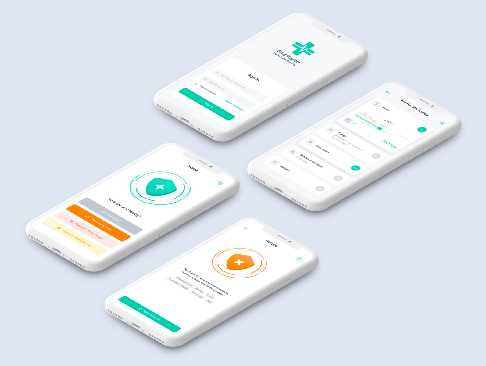 Employee Health Monitoring by Waqas Zahid on Dribbble