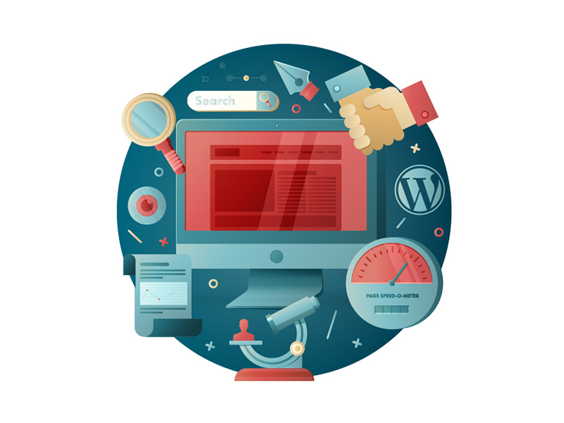 WIP Illustration by Jon Line on Dribbble