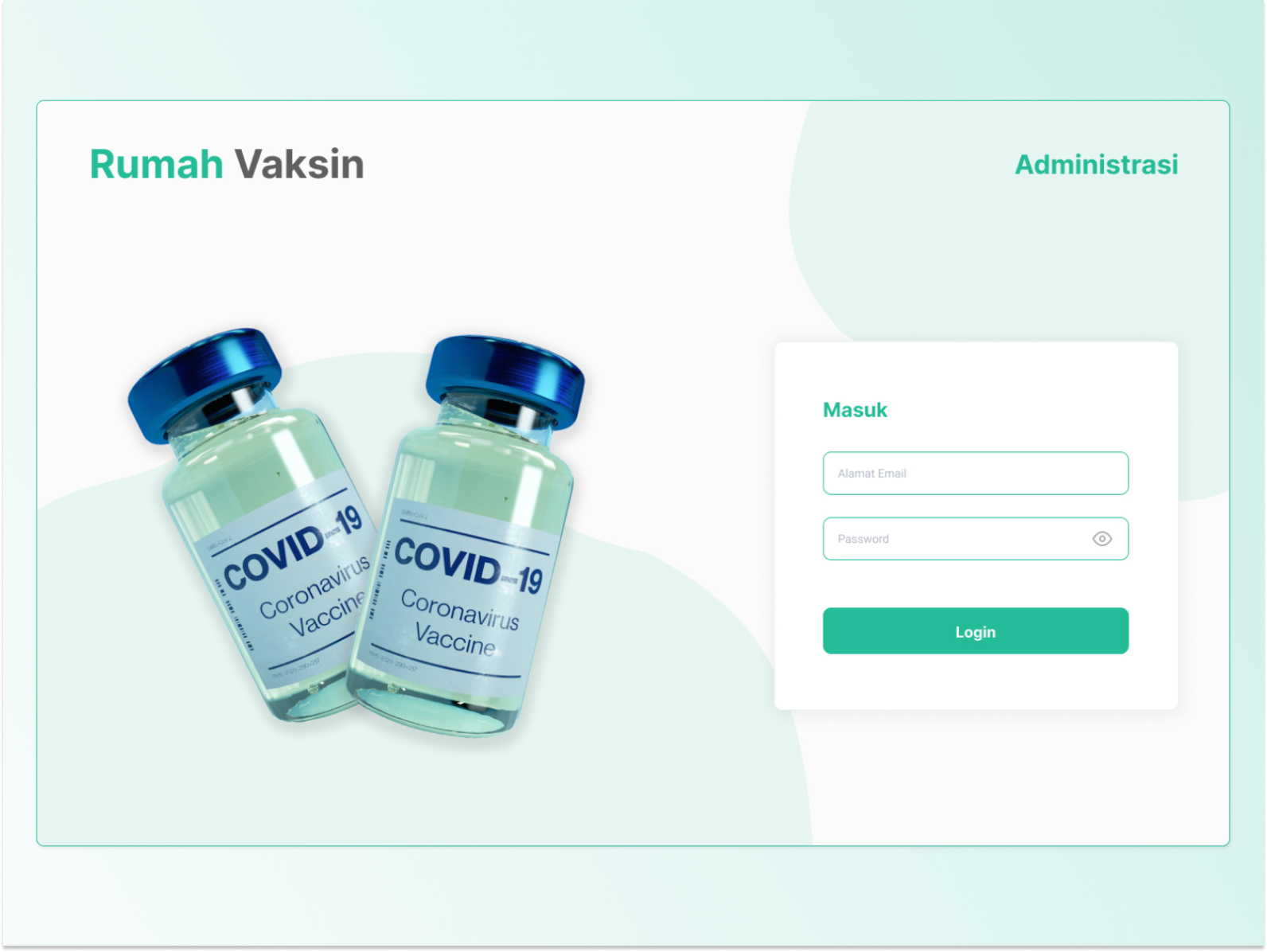 Health Care Clinic Admin Login Page by Kevin Jordi on Dribbble