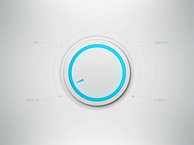 Dimmer (gif) by Umut Siliman on Dribbble