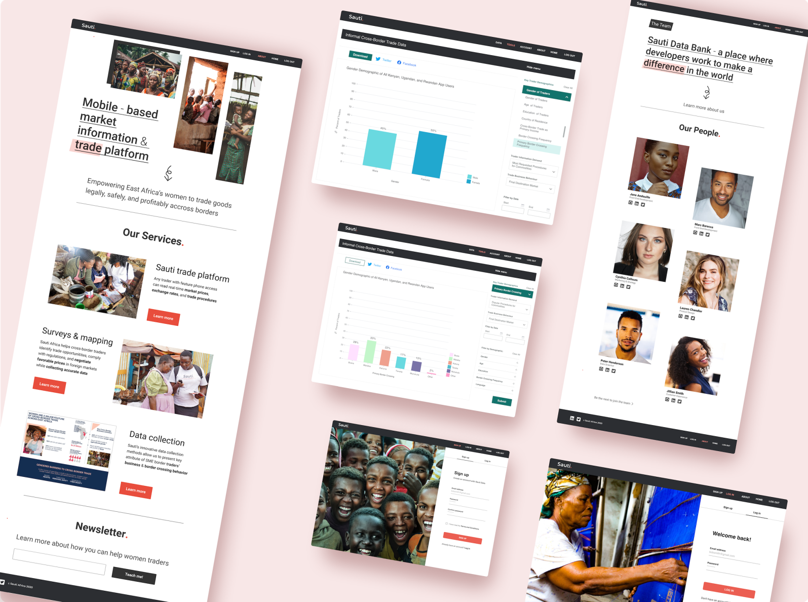 Sauti Data Bank by Lauren Glenn on Dribbble