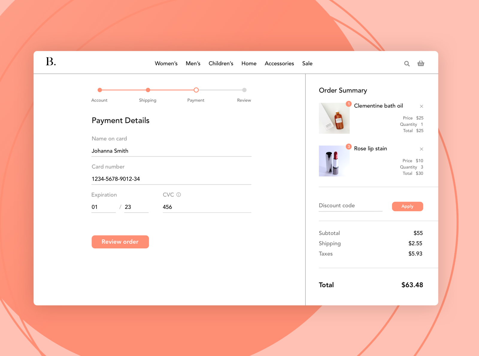 Daily UI 002 by Lauren Glenn on Dribbble